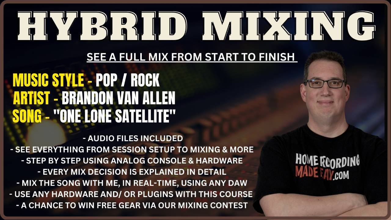 Mixing Hybrid Pop/Rock