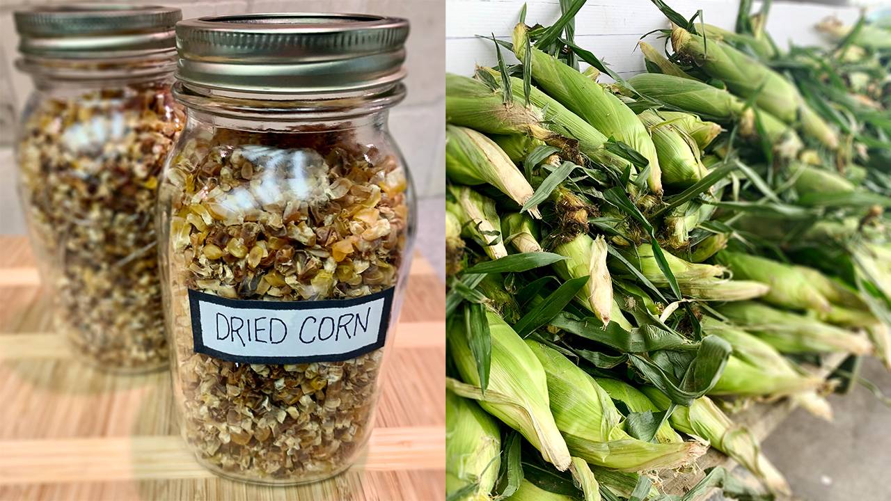 Dried Corn Made with Love