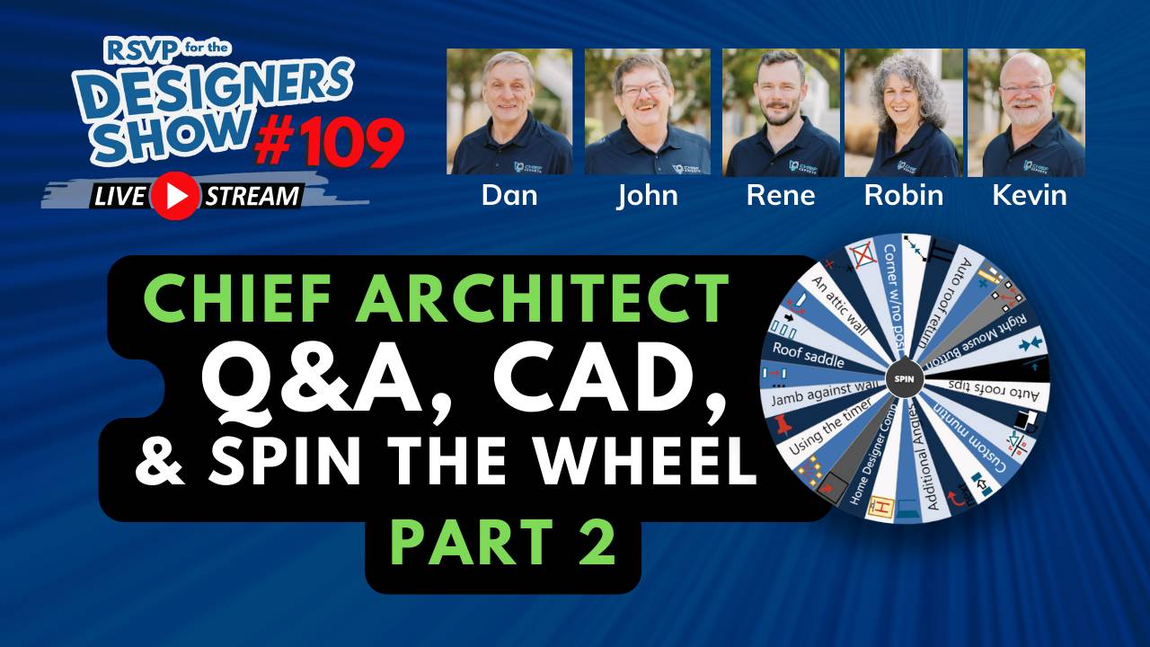 CAD Part 2, Q&A and Spin the Wheel - Designers Show #109