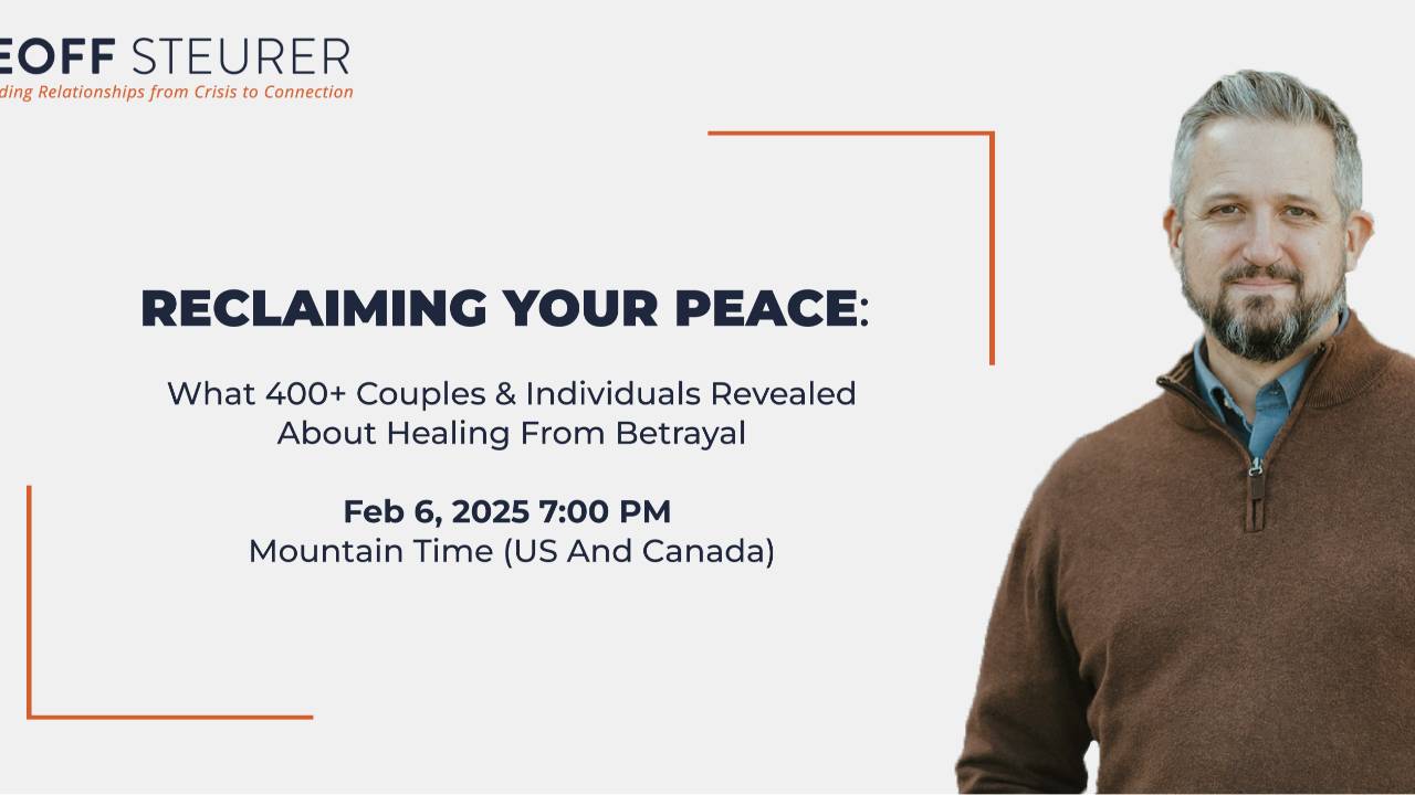 Reclaiming Your Peace After Betrayal Webinar