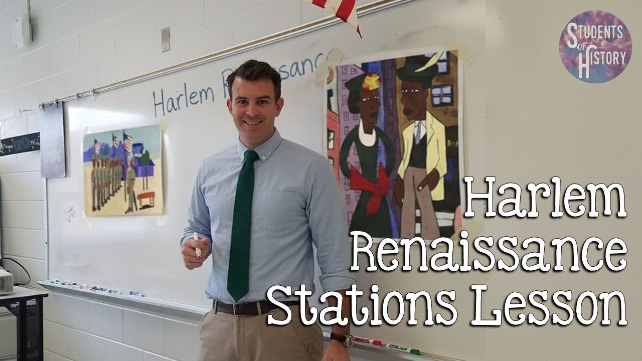 Harlem Renaissance Stations Lesson for US History Classrooms