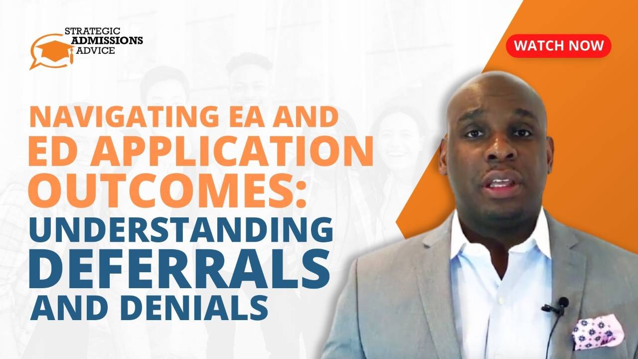 Navigating EA and ED Application Outcomes