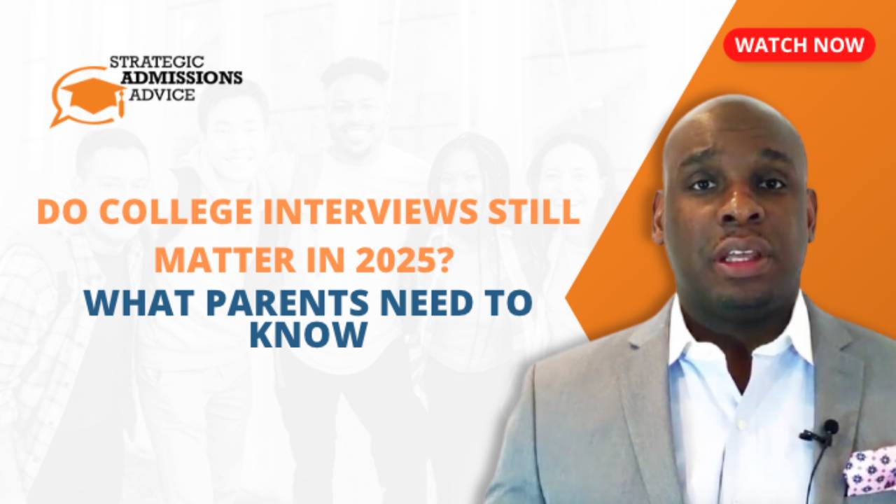 Yes, parents interviews do matter in college admissions process.