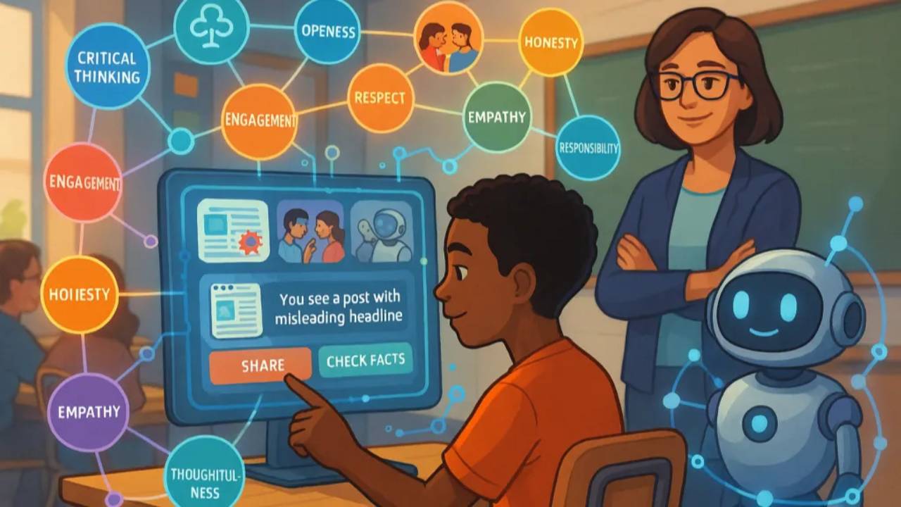 Using AI to Bring Critical Digital Citizenship Frameworks to Life