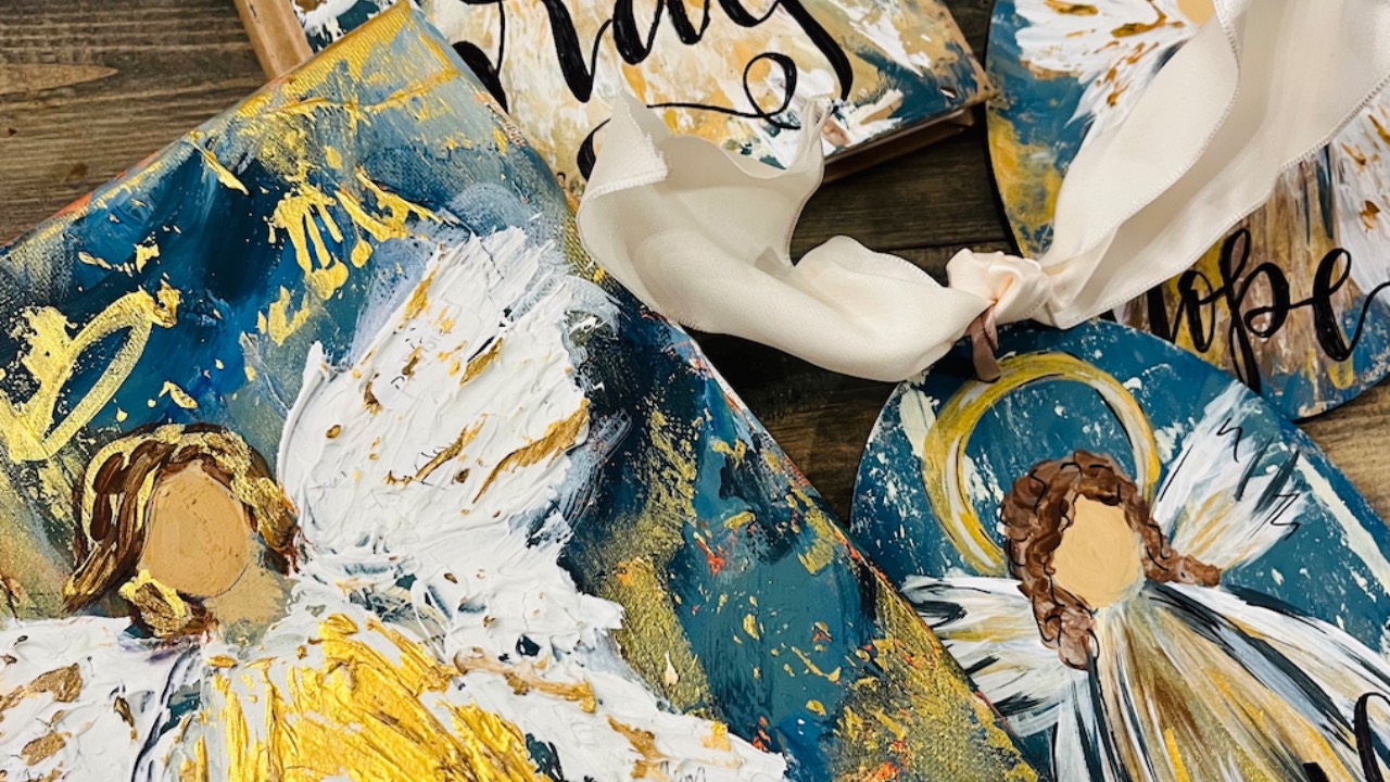 Angels Among Us Painting & Lettering Workshop 2024