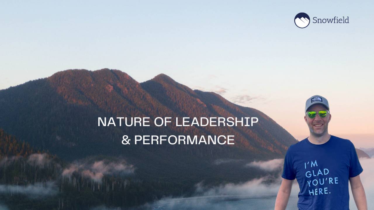 Nature of leadership & performance better together