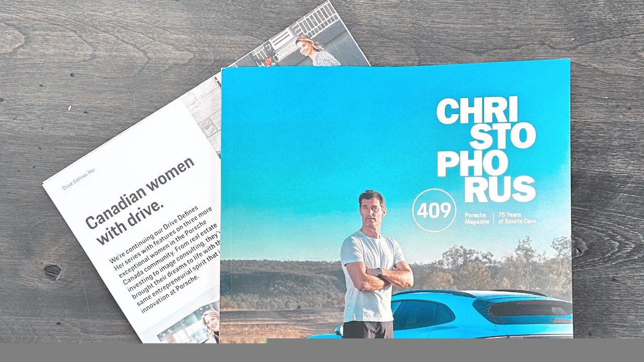 I'm In A Magazine! | Porsche Drive Defines Her