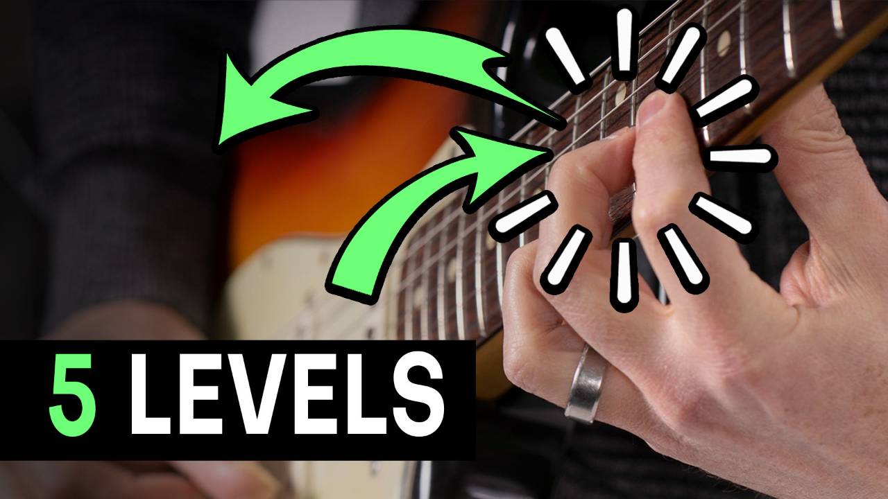 5 Levels of Hammer-Ons and Pull-Offs