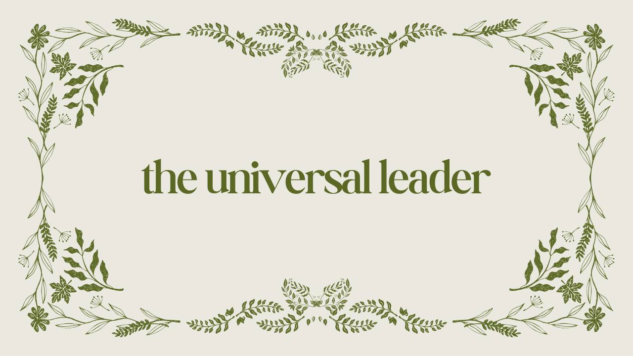 The Universal Leader™ Registration Page