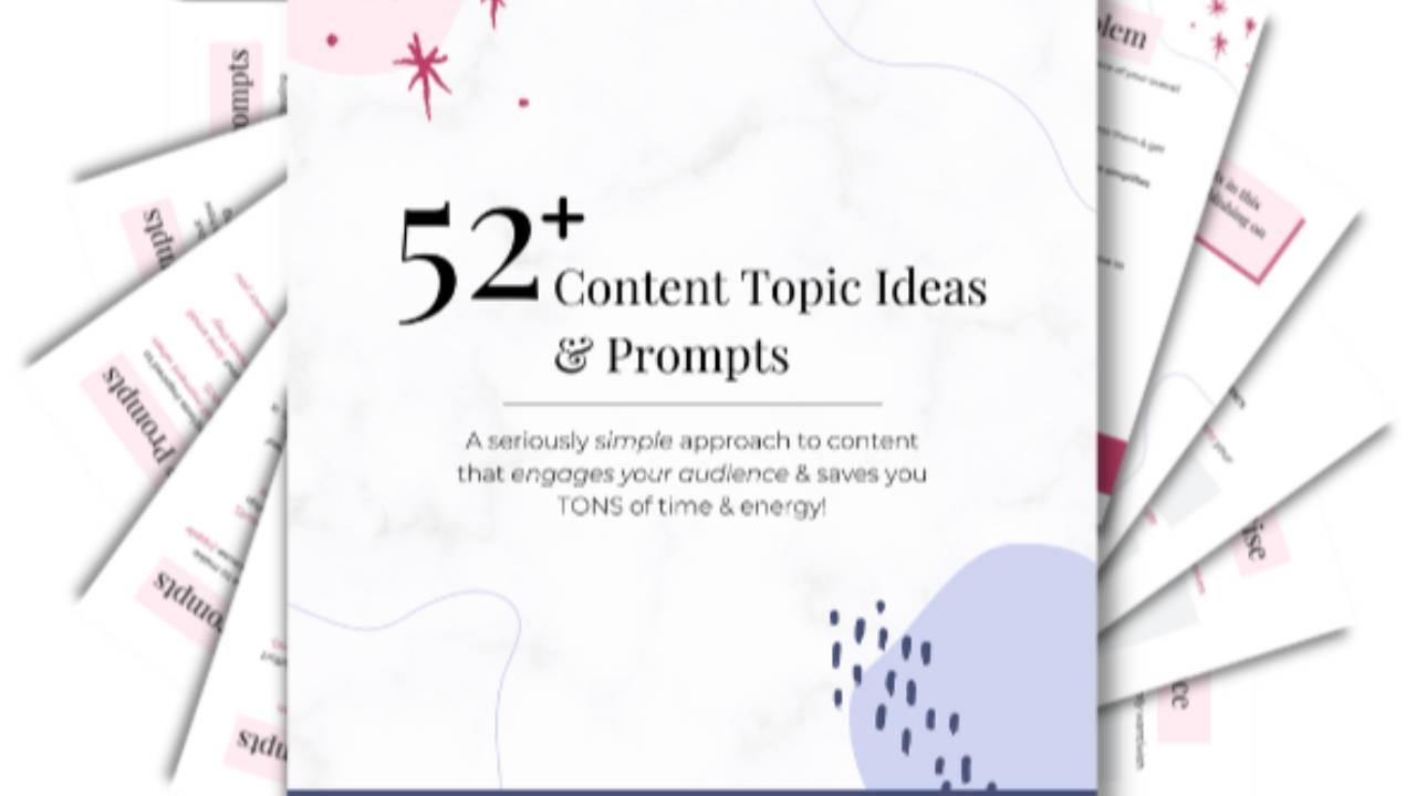 52+ Content Prompts & Topic Ideas