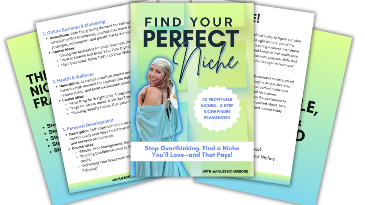 Niche Finder - Jess Glazer DeRose
