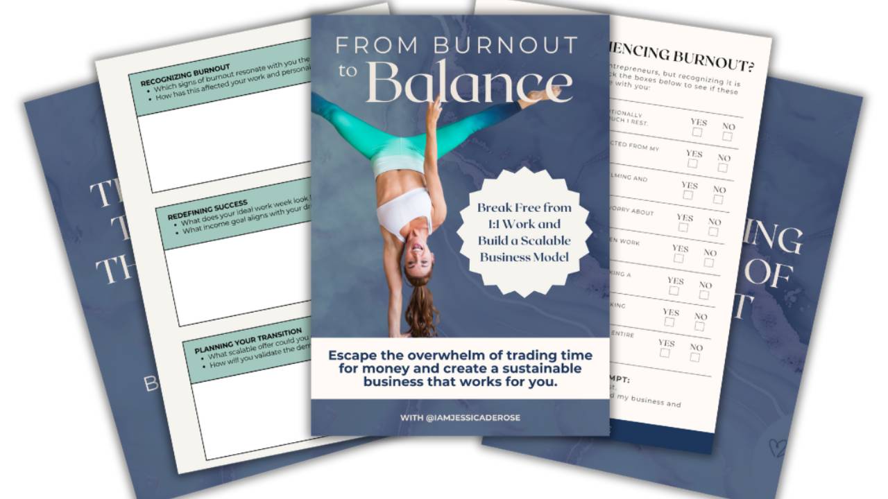 Burnout to Balance - Jess Glazer DeRose