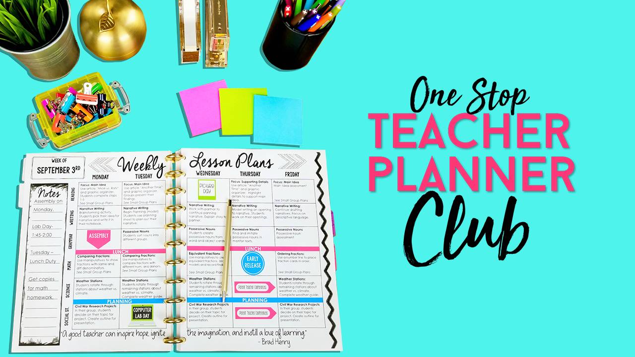 Teacher Planner - Editable & Customizable