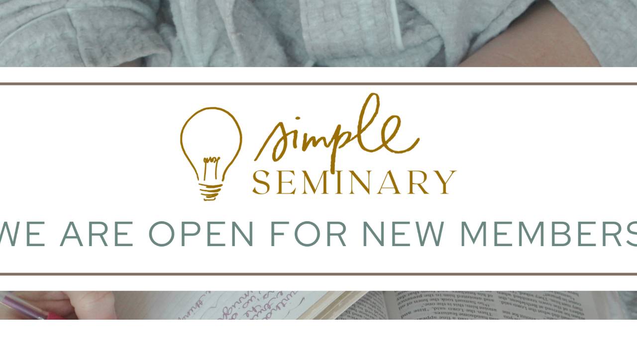 Join Simple Seminary Membership Community
