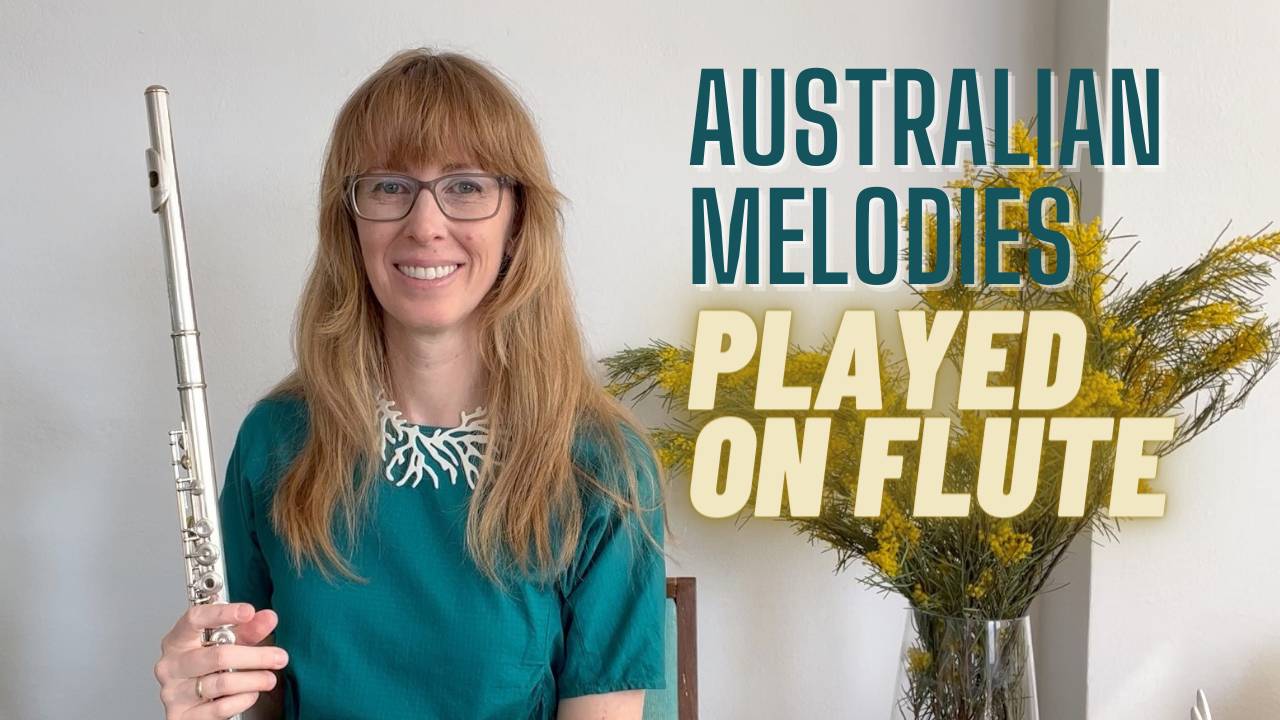 Australian melodies played on flute