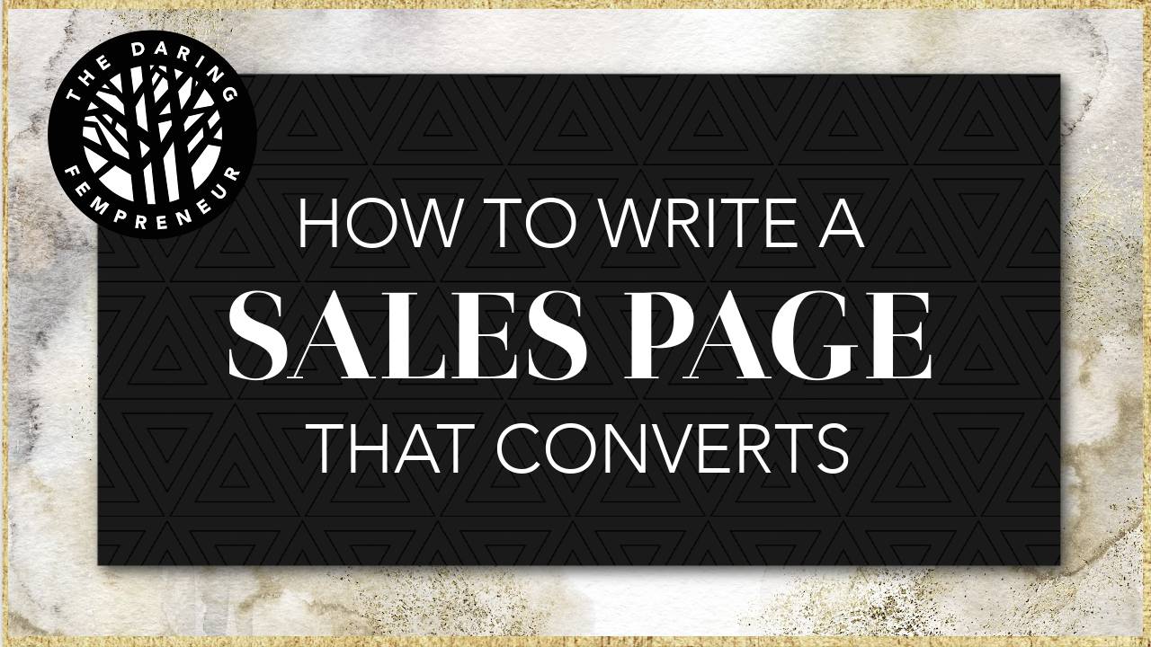 How to Write a Sales Page That Converts