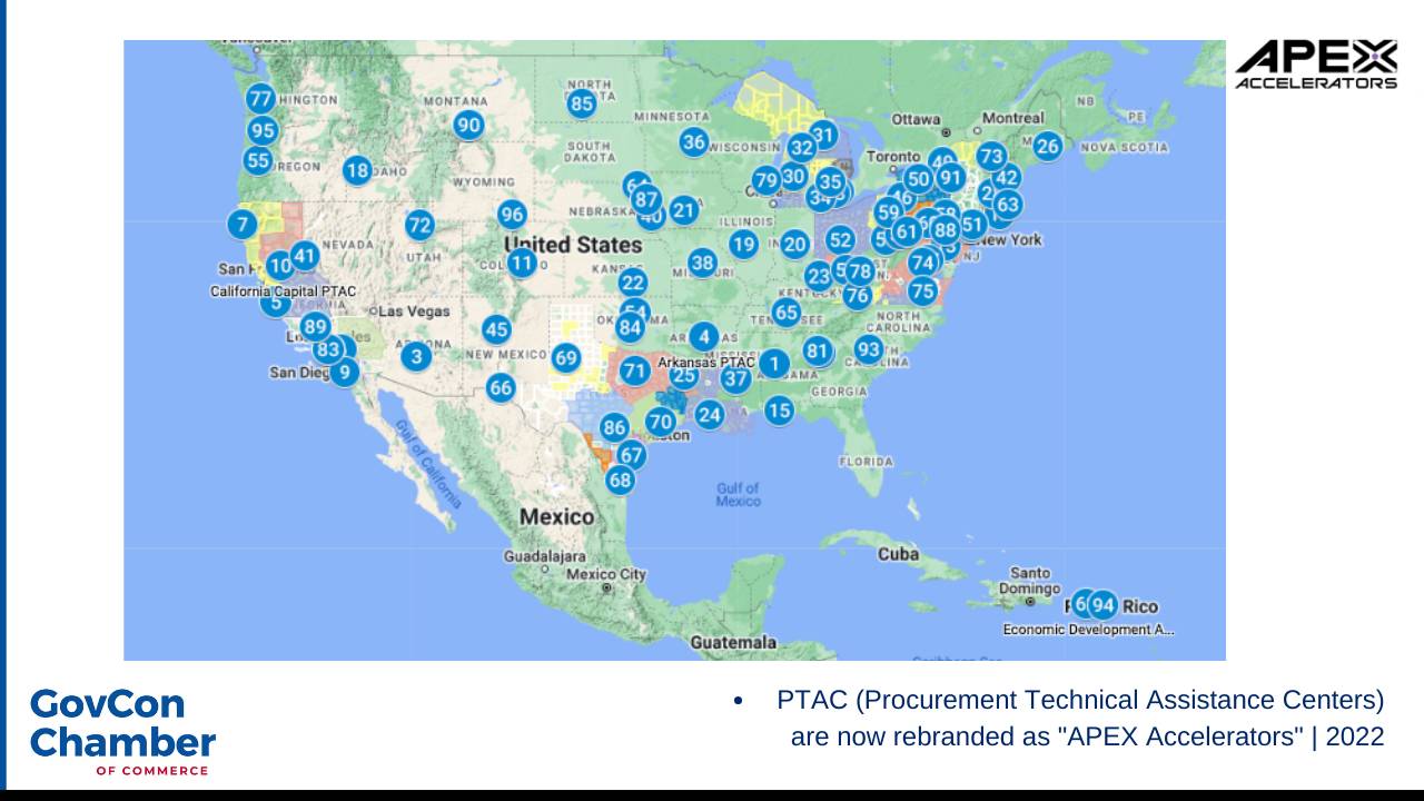 Procurement Technical Assistance Centers are now 'APEX Accelerators'