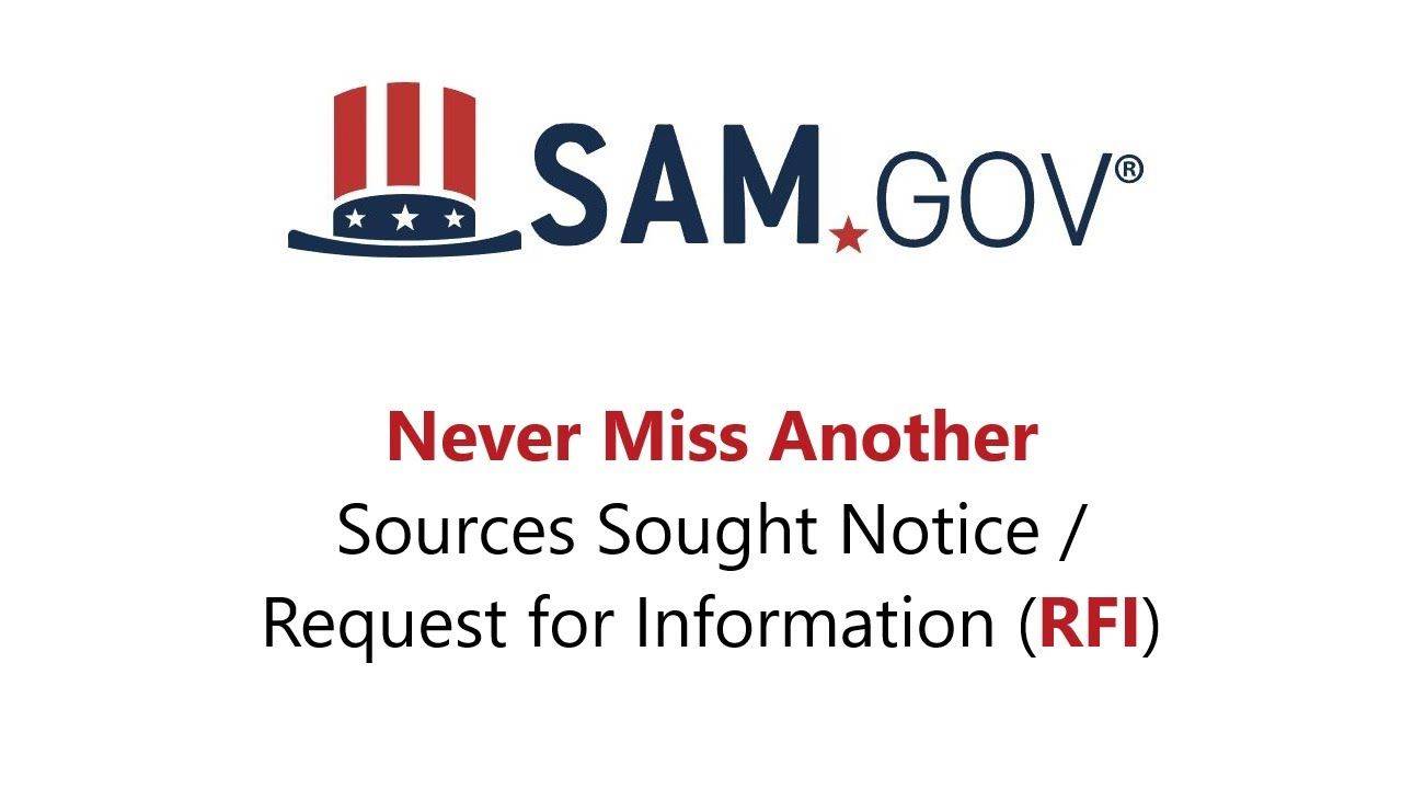 Use the System for Award Management (SAM.gov) for federal contracting