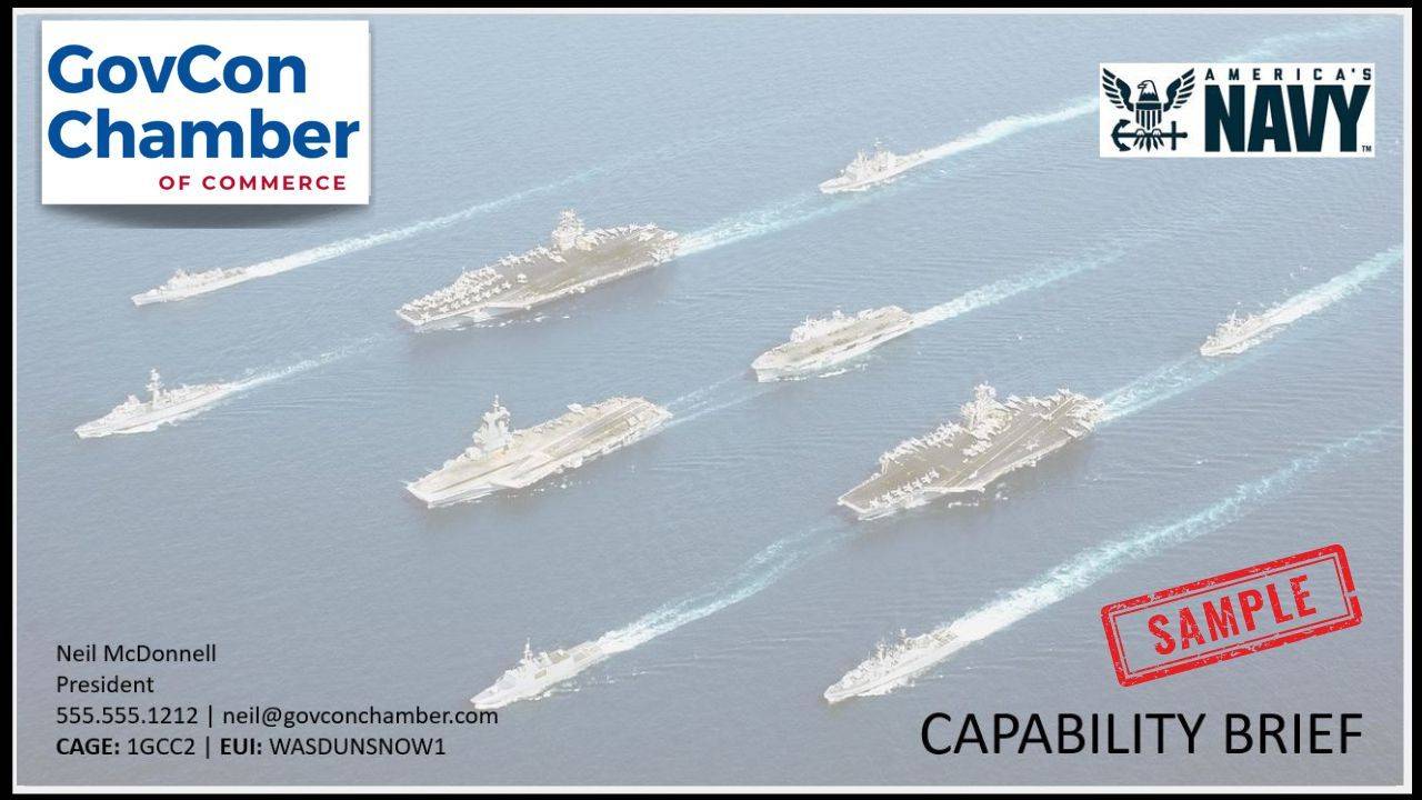 Government Contracting Capabilities Briefing Decks