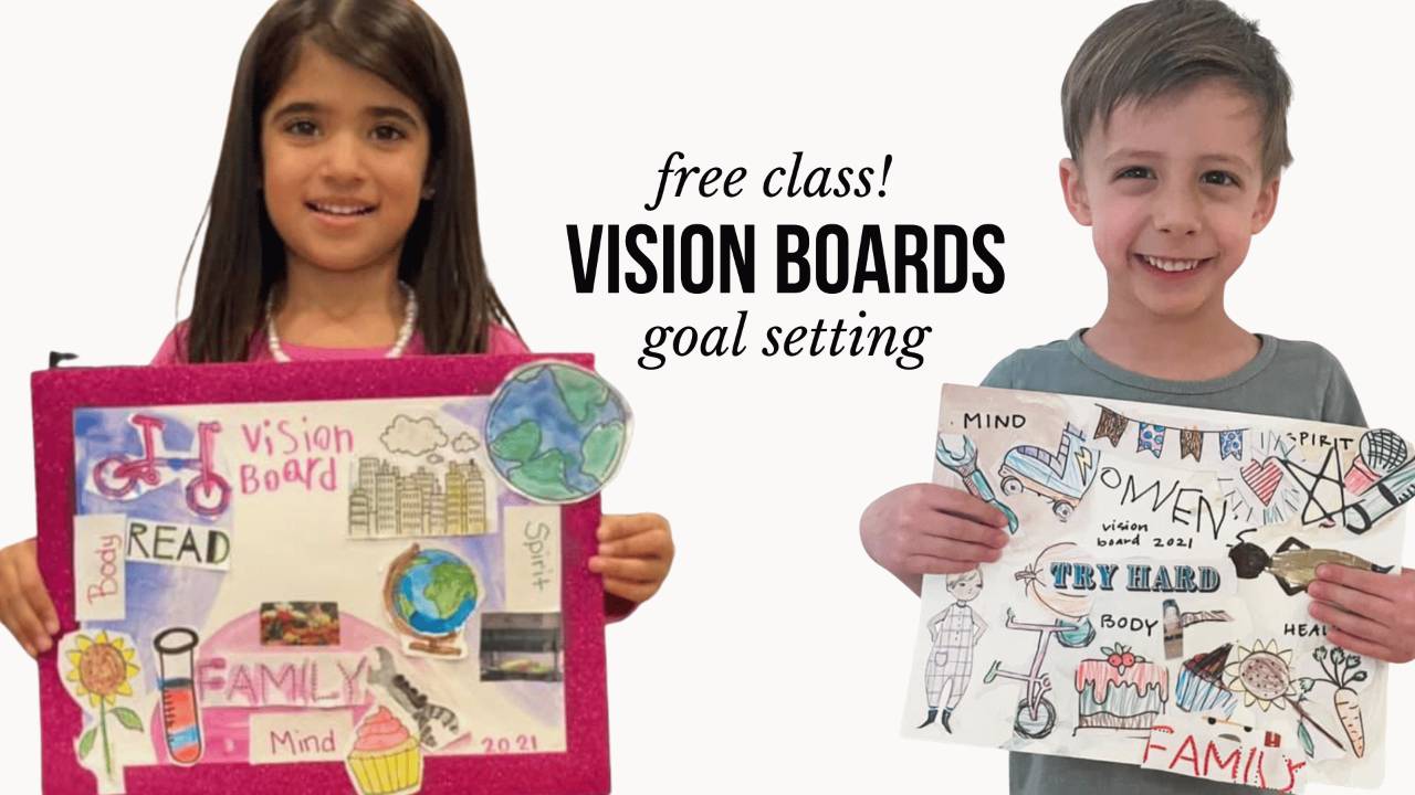Vision Boards: InspirEd at Home Art and Play-Based Enrichment