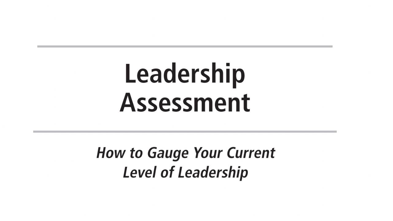 The Five Levels of Leadership Summary and Assessment
