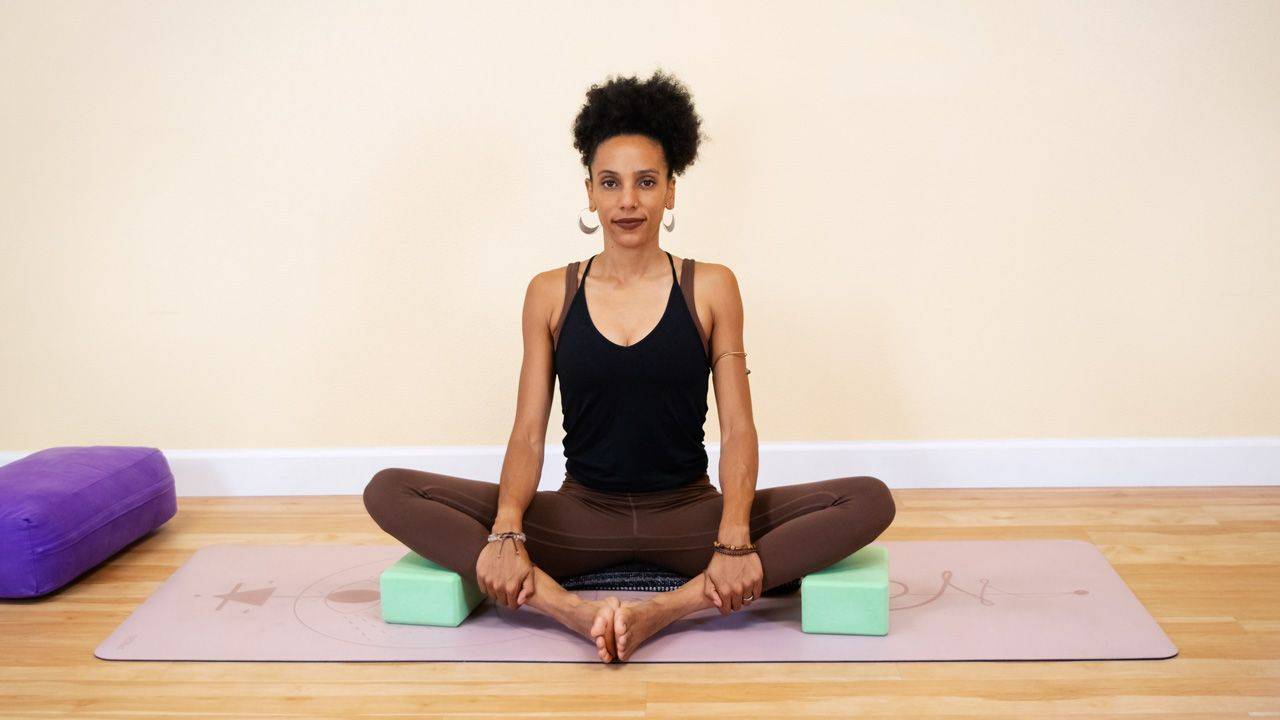 Accessible yoga pose variations for those with reduced mobility