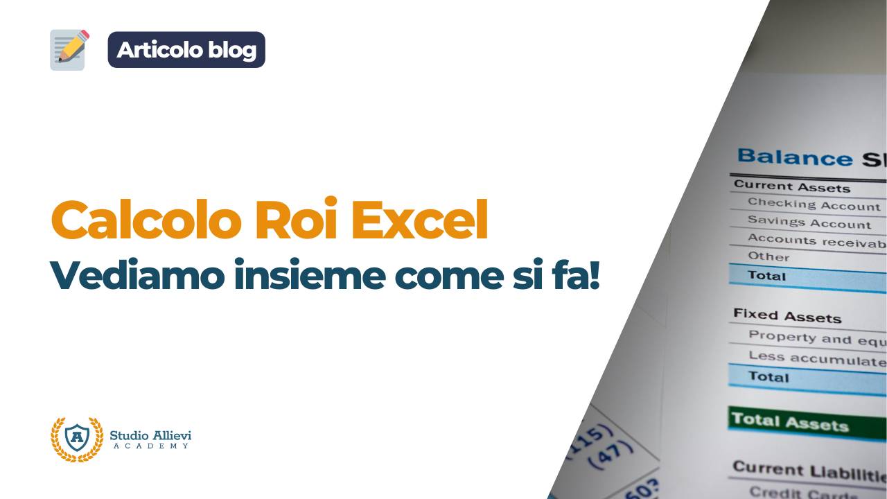 Calcolo Roi Excel