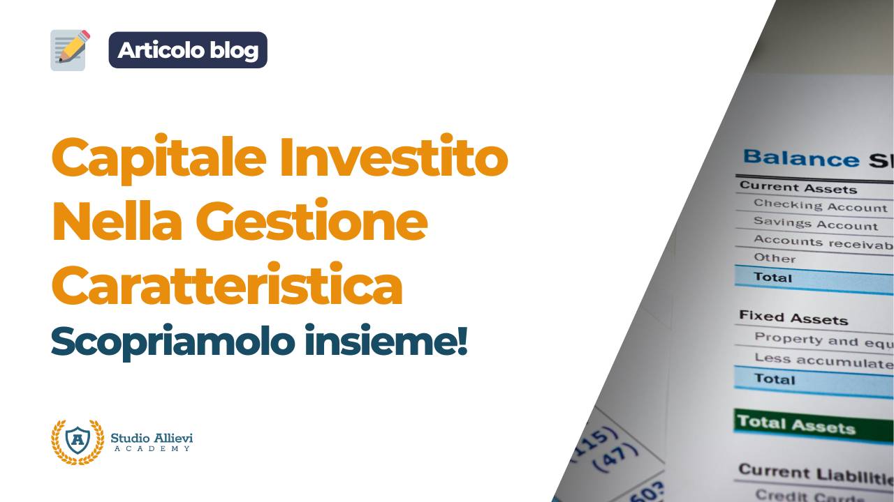 Capitale Investito Nella Gestione Caratteristica