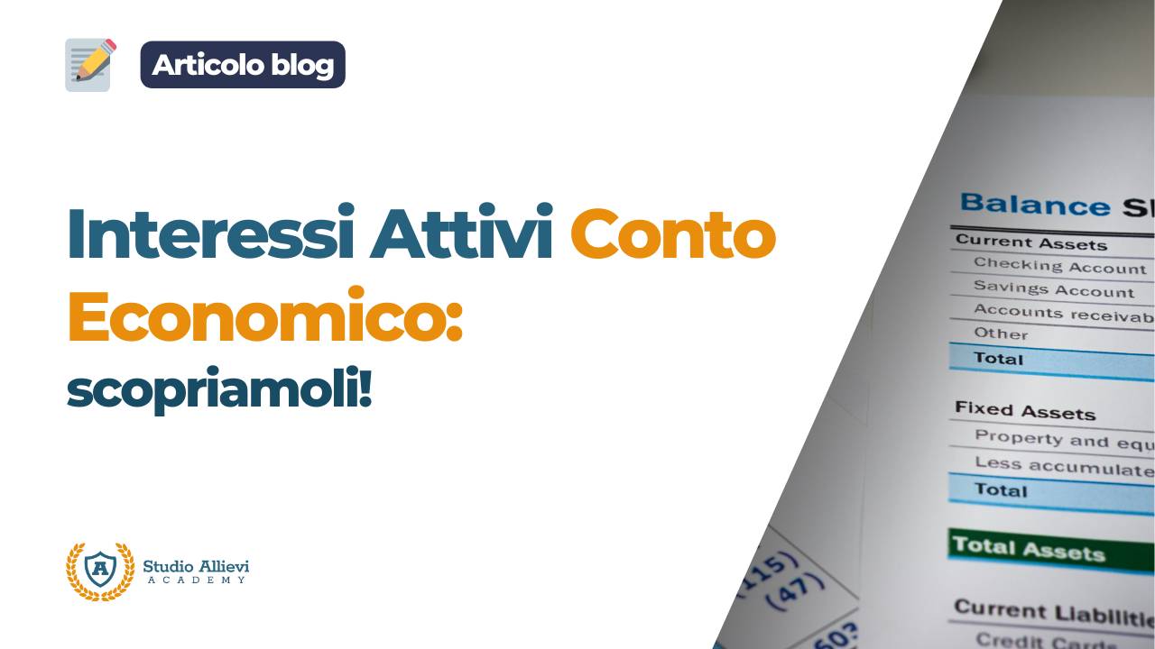 Interessi Attivi Conto Economico