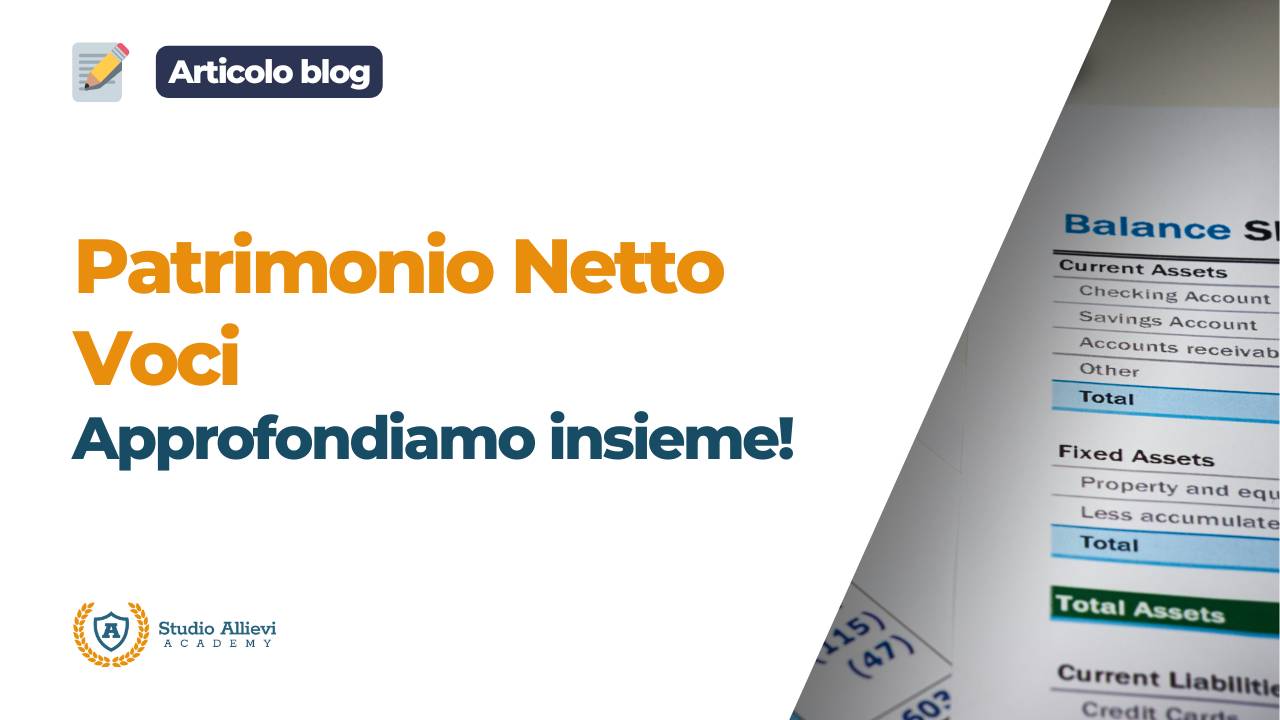 Patrimonio Netto Voci