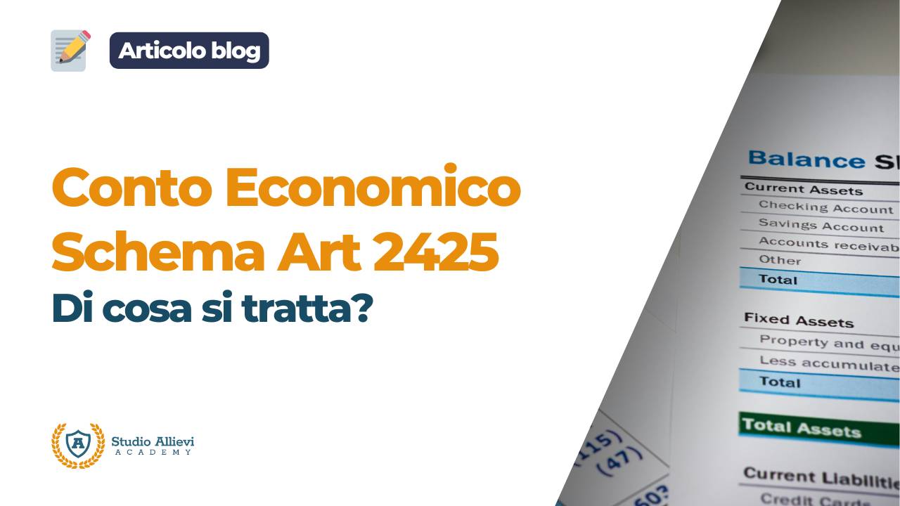 Conto Economico Schema Art 2425