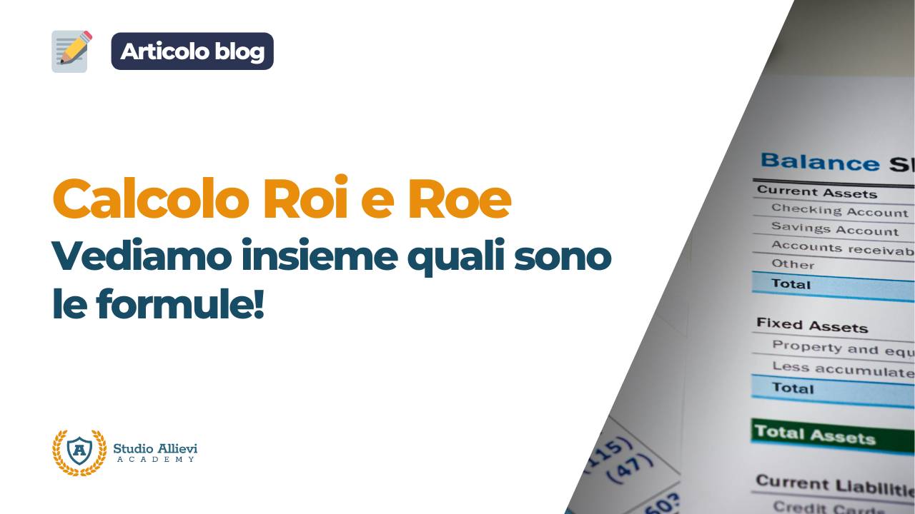 Calcolo Roi e Roe