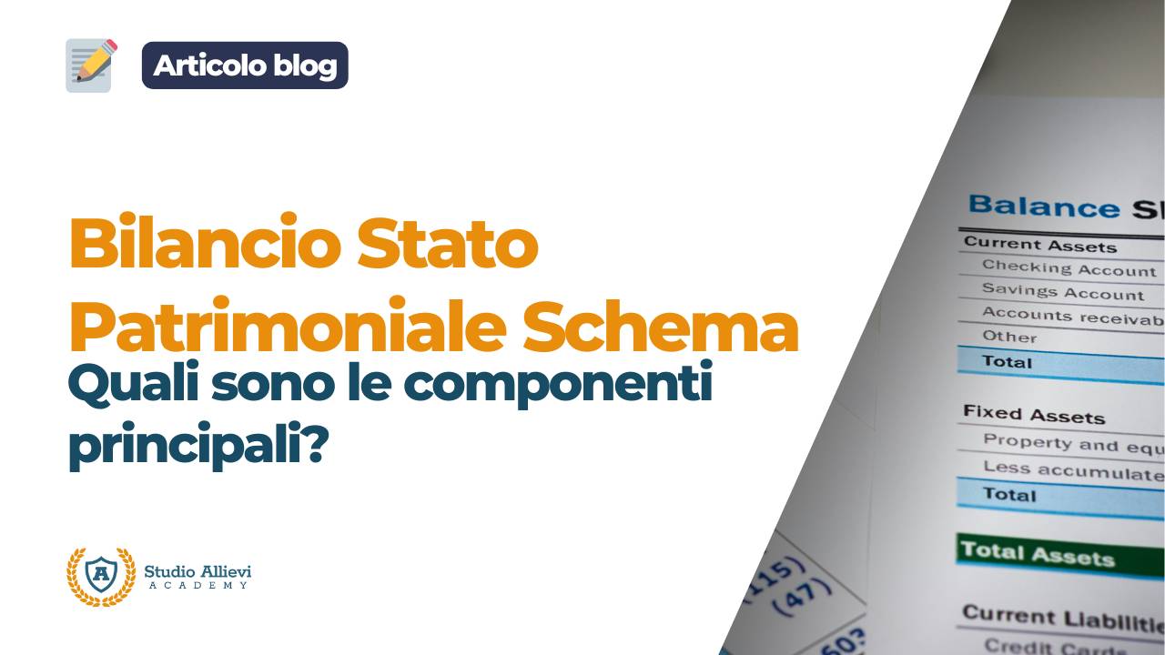 Bilancio Stato Patrimoniale Schema