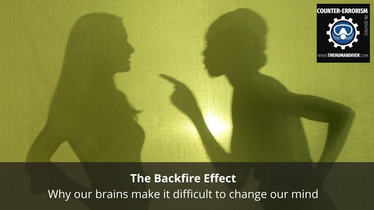 The Backfire Effect: Why our brains make it difficult to change our mind