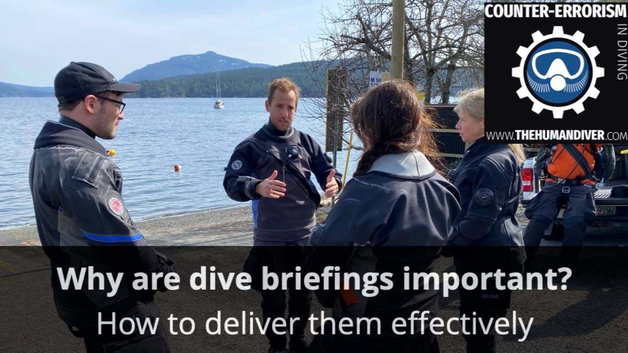 Why are dive briefings important? How to deliver them effectively