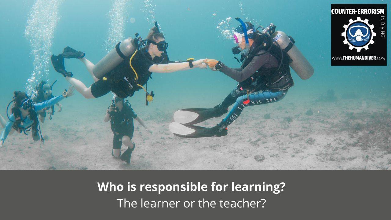 Who is responsible for learning?