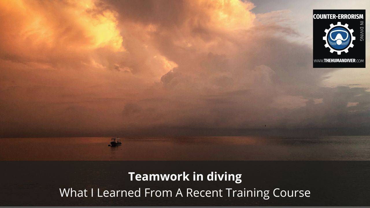 Teamwork in diving - what I learned from a recent training course