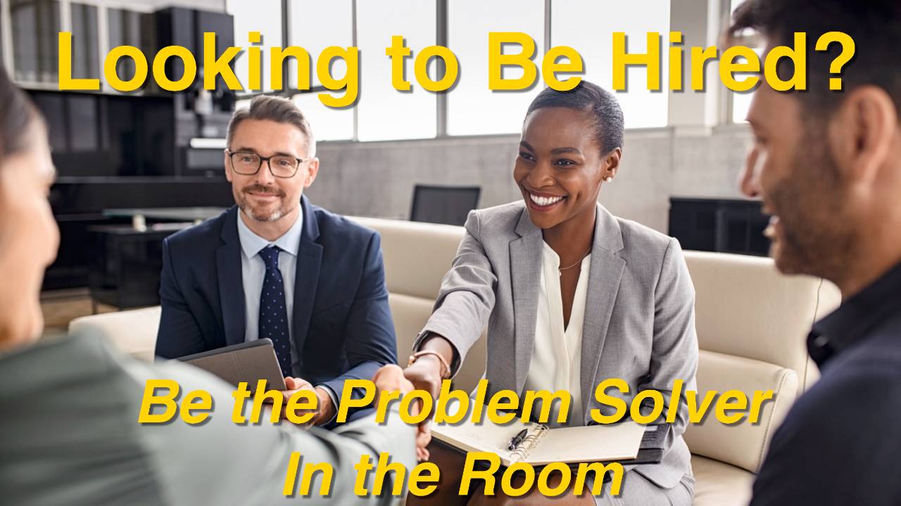 Are you a Job Applicant or a Problem Solver?