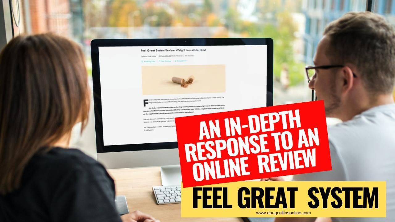 'Feel Great System: Weight Loss Made Easy?' Review: Response