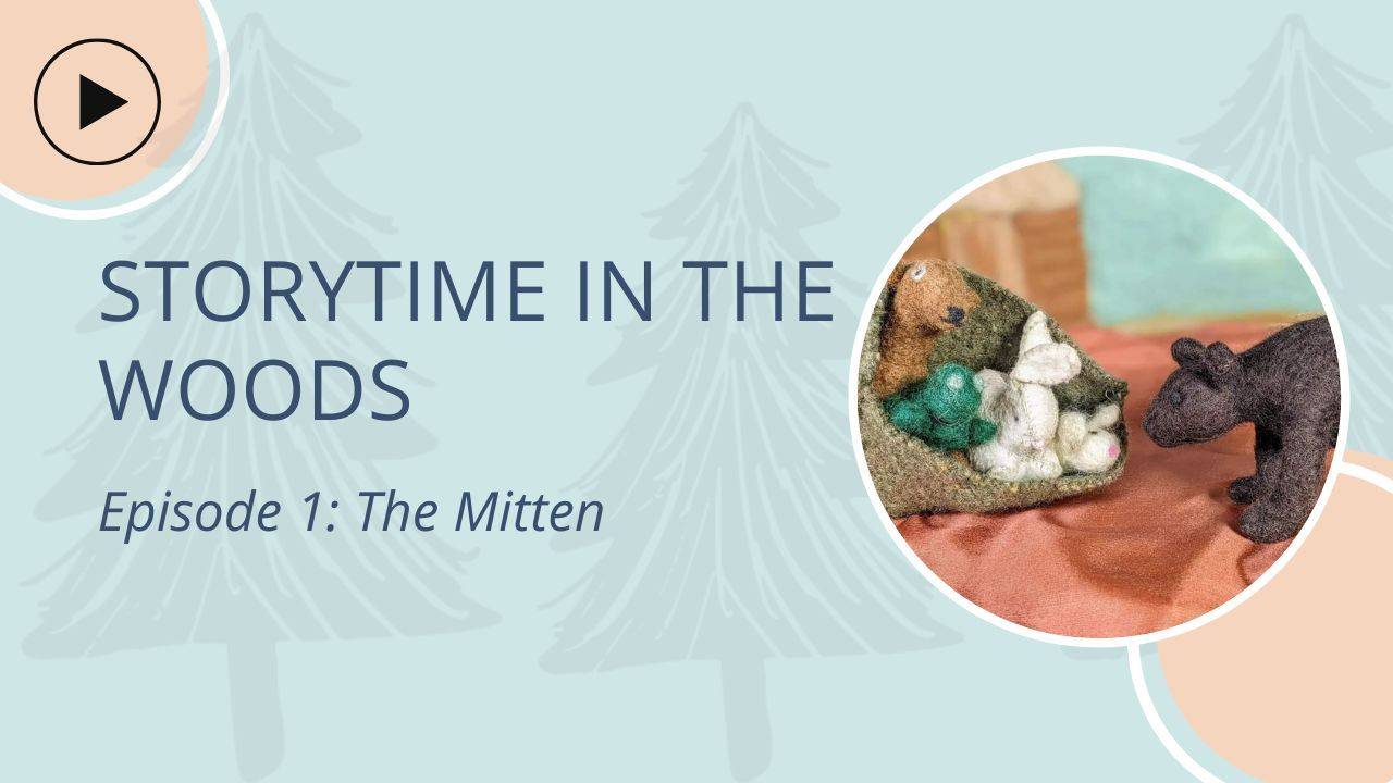 The Mitten | A nature-based video storytime for preschoolers