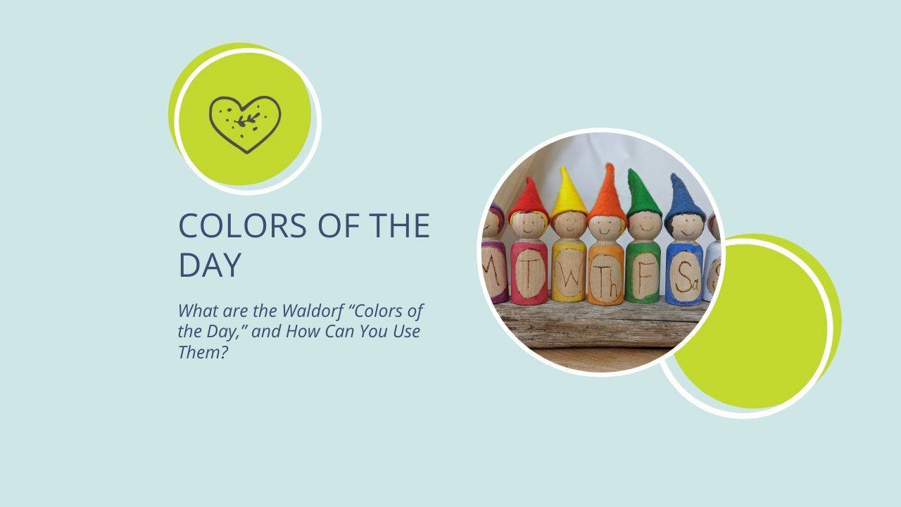 Waldorf colors of the day & rhythm chart