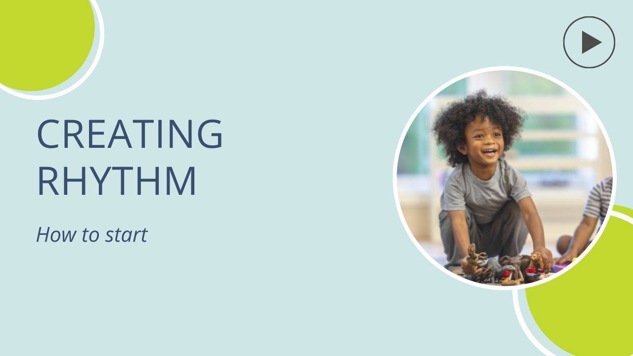 Creating Rhythm / How to Start