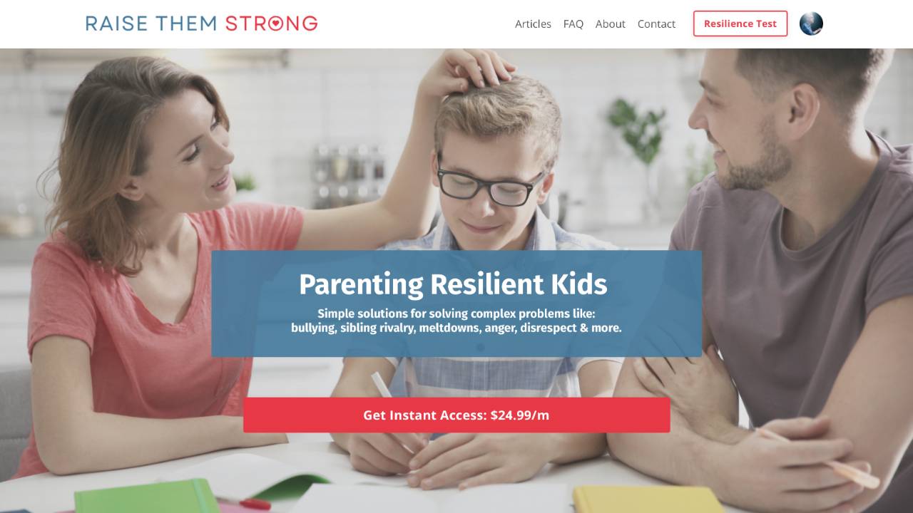 Raise Them Strong | Parenting Resilient Kids