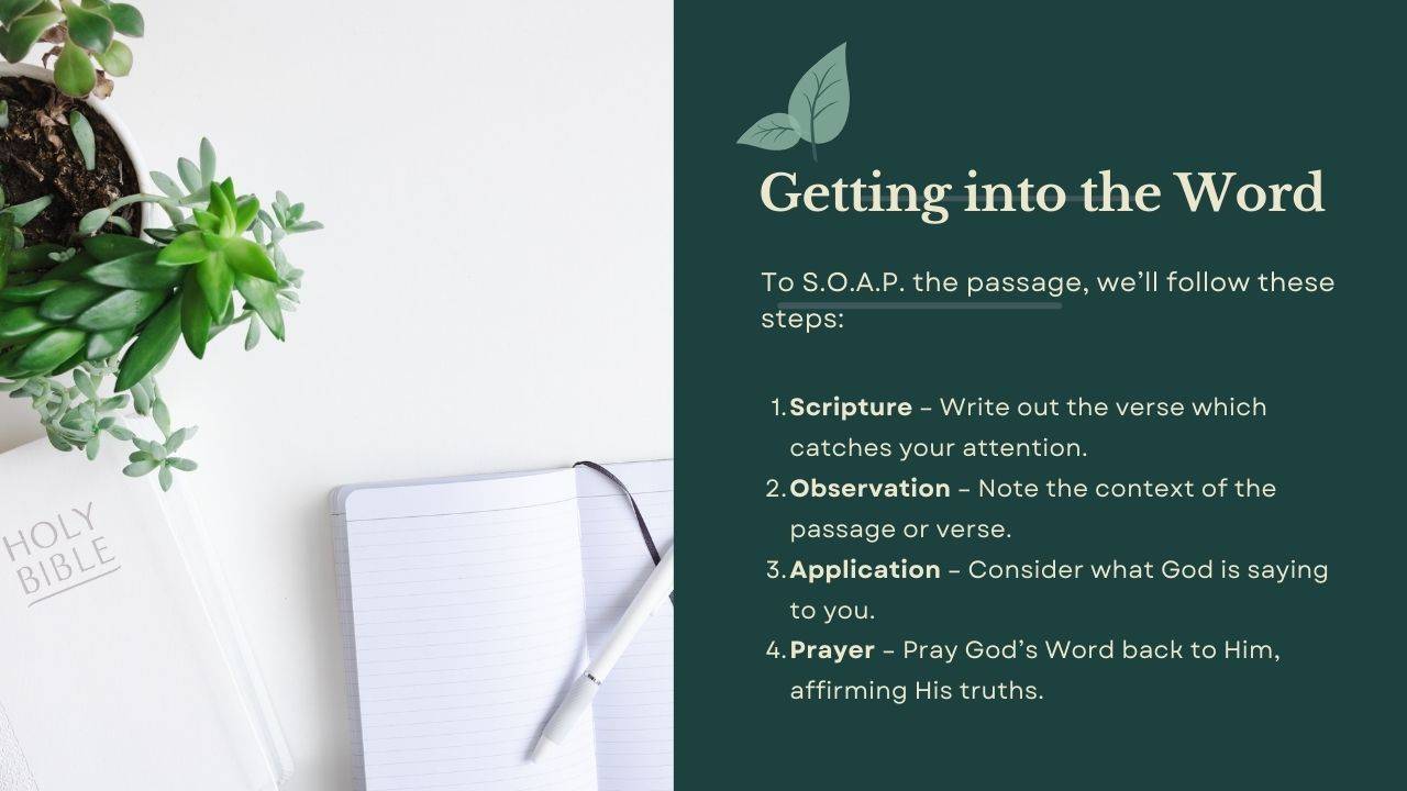 Getting Into The Word