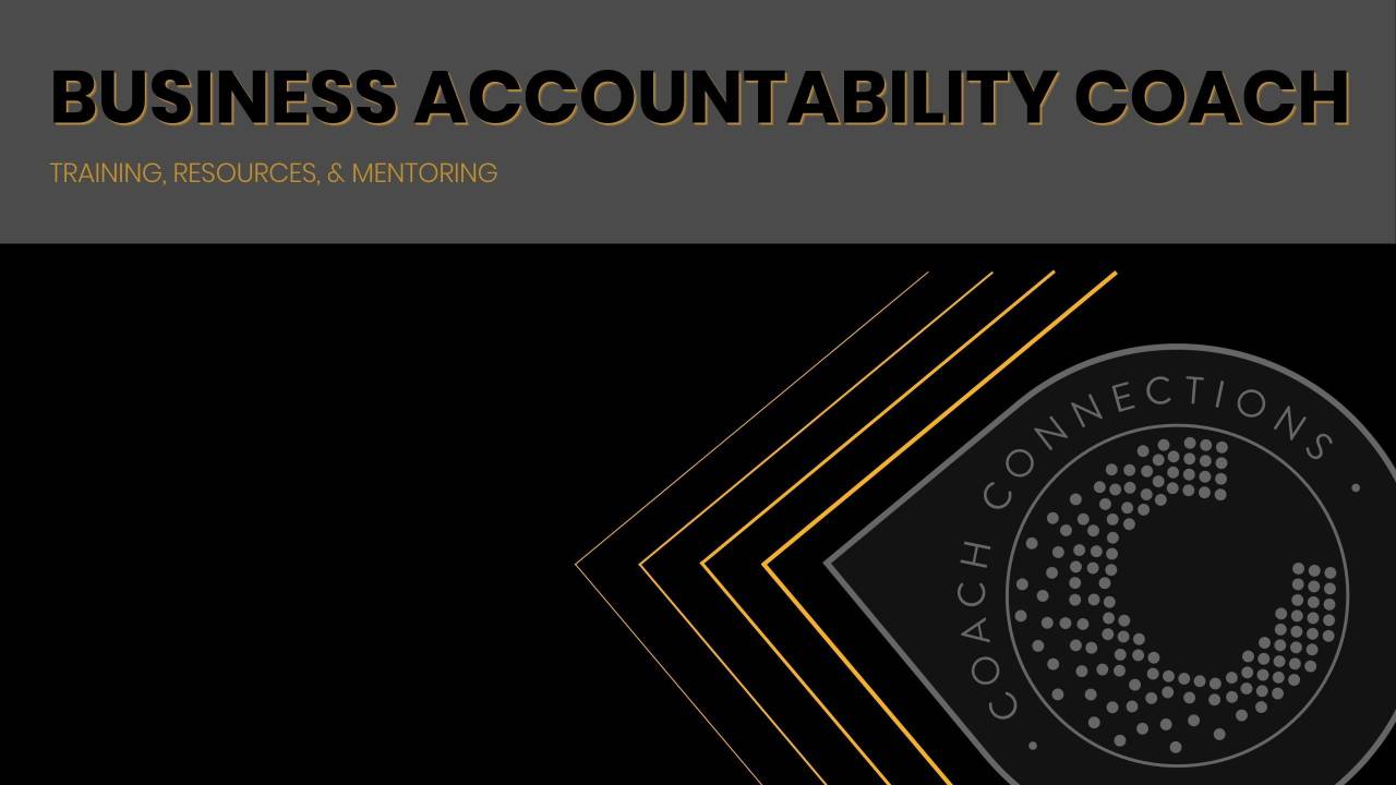 Business Accountability Coach Training Invite
