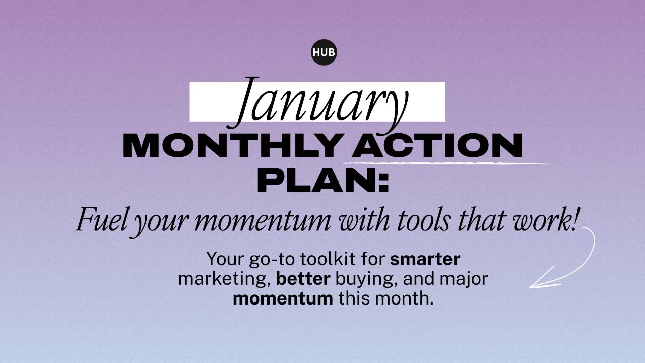 Monthly Action Plan | The Boutique Hub