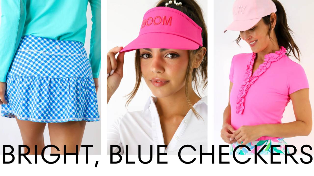 The Golf Closet // Bright Colored Golf Outfits for Summer Fun