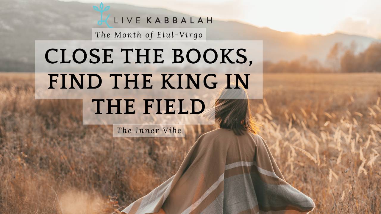 Elul- Close The Books, Find The King In The Field