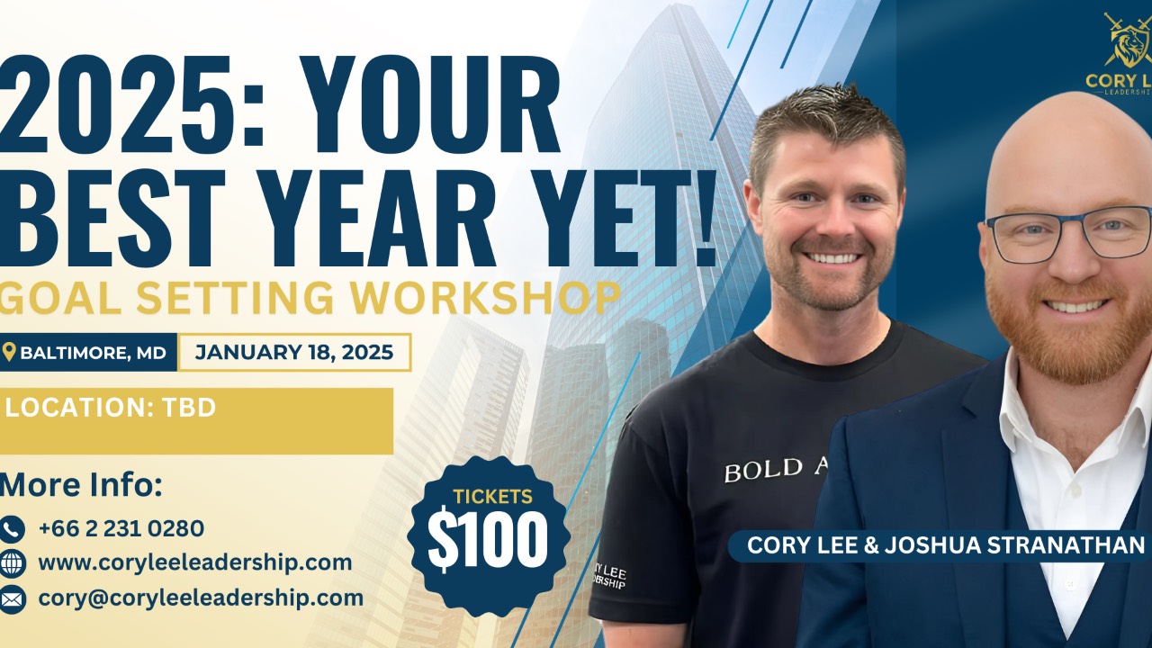 Goal Setting Workshop In Baltimore Maryland