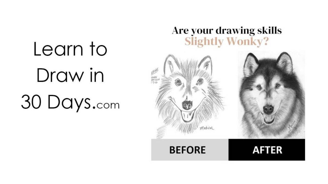 how to learn to draw in 30 days